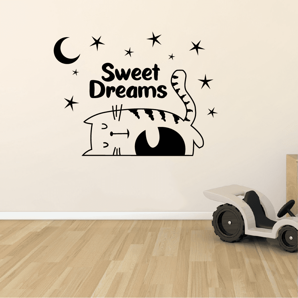 Sleepy Cat Kitty Sweet Dreams Good Night Dream Quotes Cute Sleeping ...