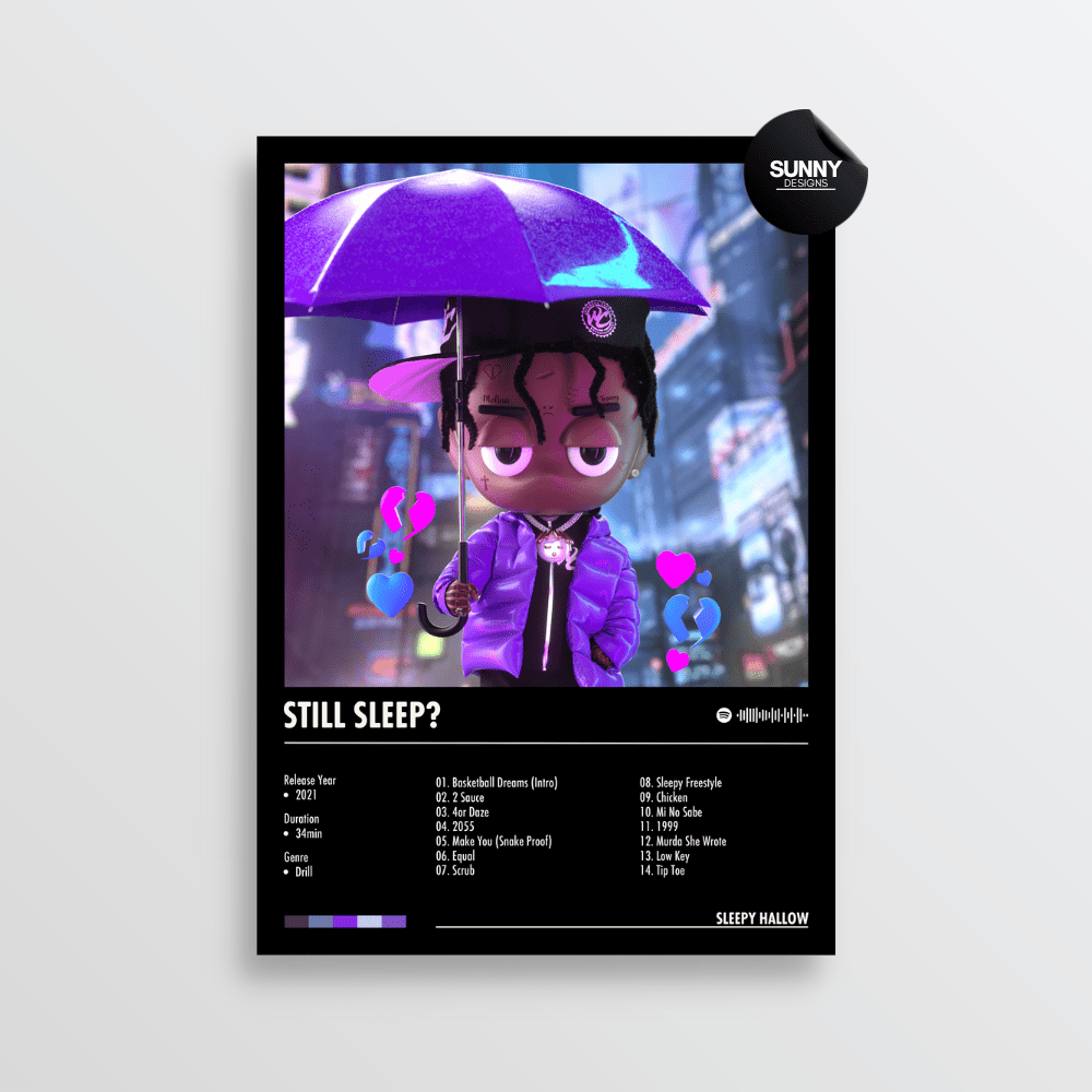 Sleepy Hallow - Still Sleep?, Album Cover Poster, Music Poster, Album ...