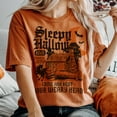 Sleepy Inn Shirt, Trendy Funny Spooky Horror Movie Halloween Style Tee ...