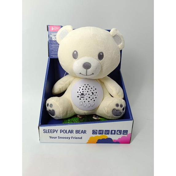 Sleepy Polar Bear Your Snoozy Friend (with sound light) - Walmart.com