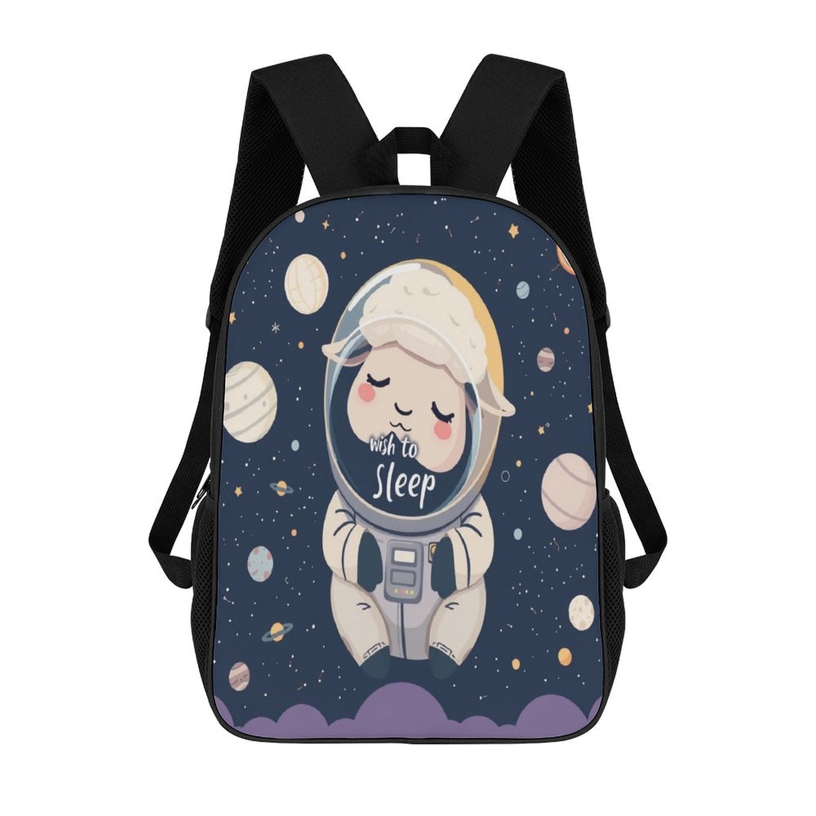 Sleepy Space Lamb Backpacks For Teenagers Backpacks 17 Inch Backpack ...