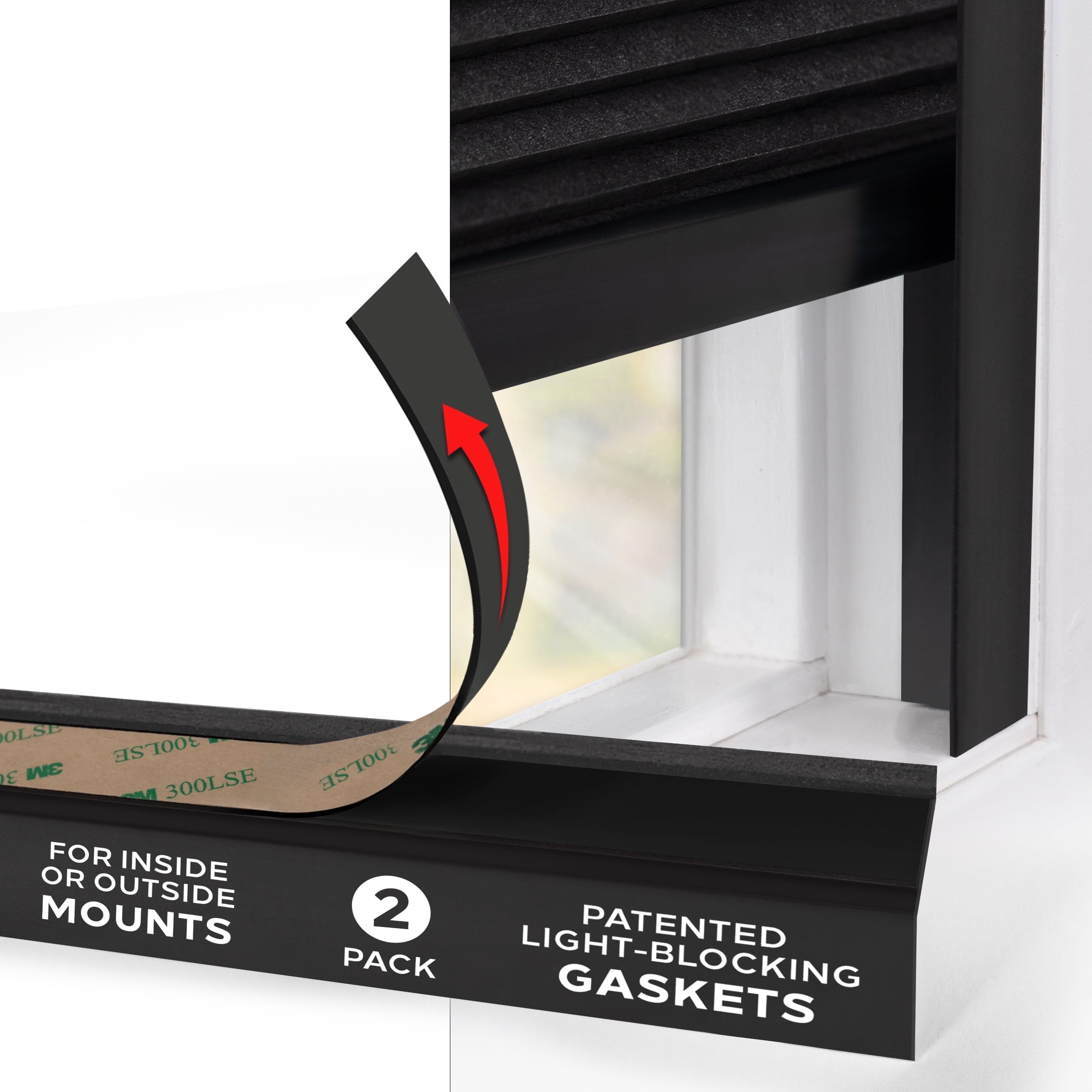 Sleepy Time Tracks Light Blockers for Blinds - Original PVC Light ...