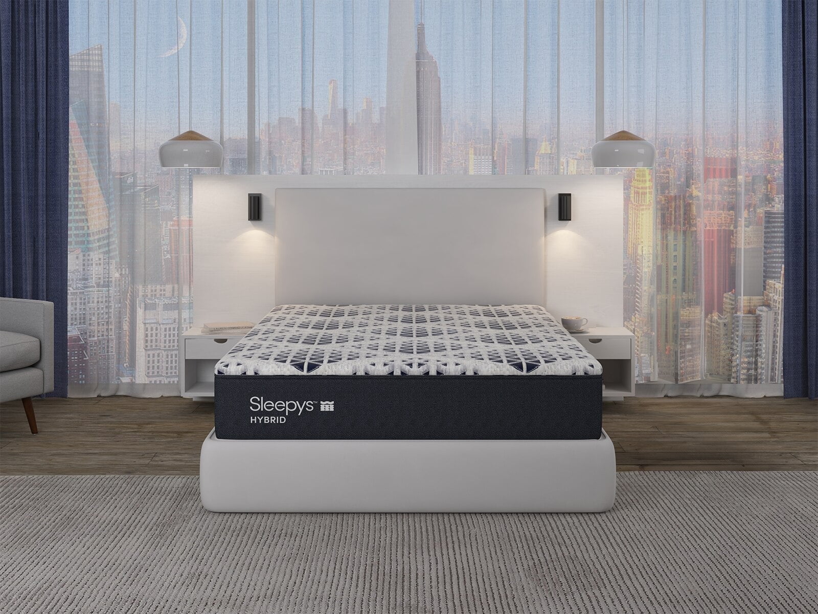 Sleepy's by Mattress Firm 13" King Mattress, Memory Foam Cooling Hybrid ...