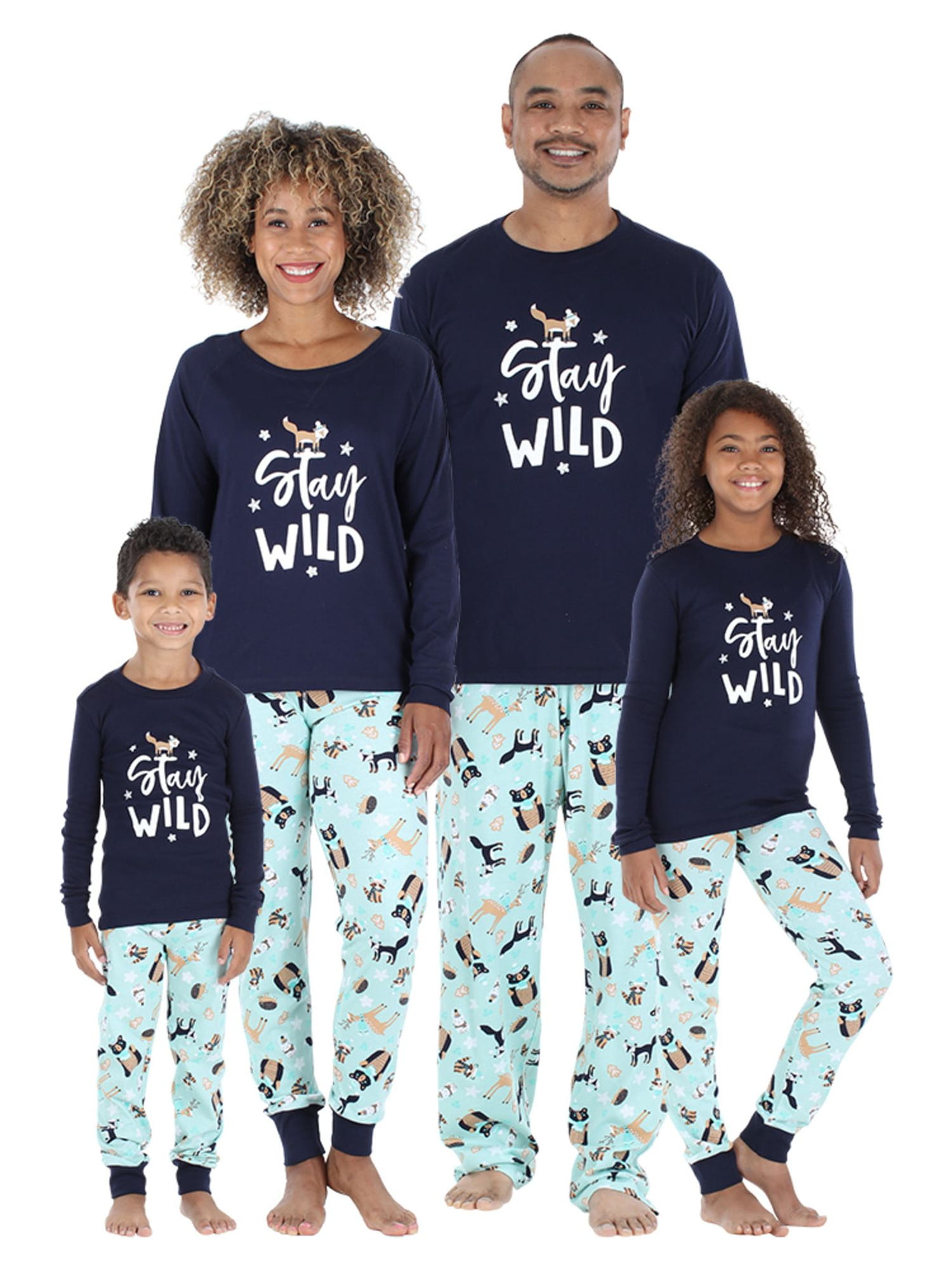 Sleepyheads Lightweight Long Sleeve Knit Family Matching Pajama PJ Sets ...