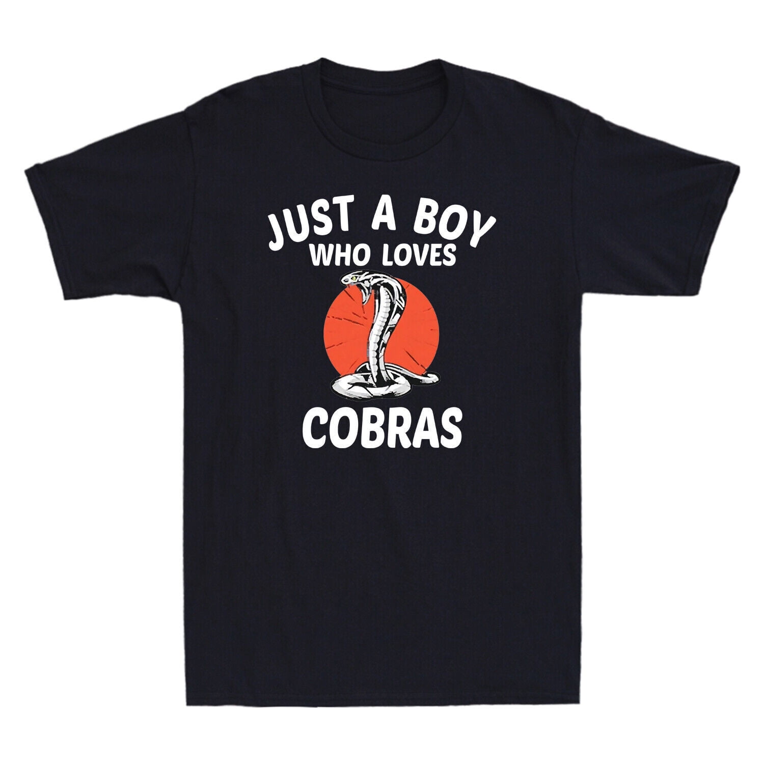 Sleeve Cotton Snake Cobra T-Shirt Boy A Cobras Short Loves Who Just ...