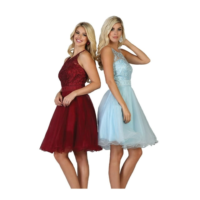 Sleeveles Homecoming Designer Short Dress - Walmart.com