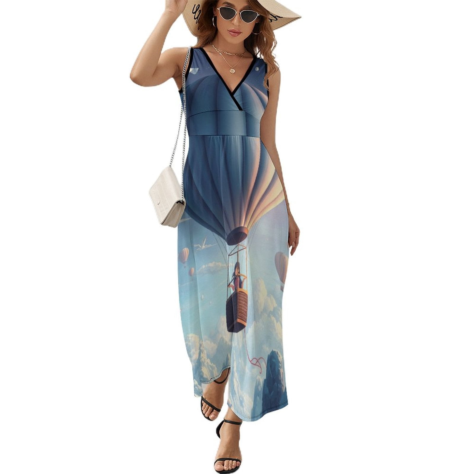 Sleeveless Dress Hot Air Balloon Summer Women's Clothing Dresses ...