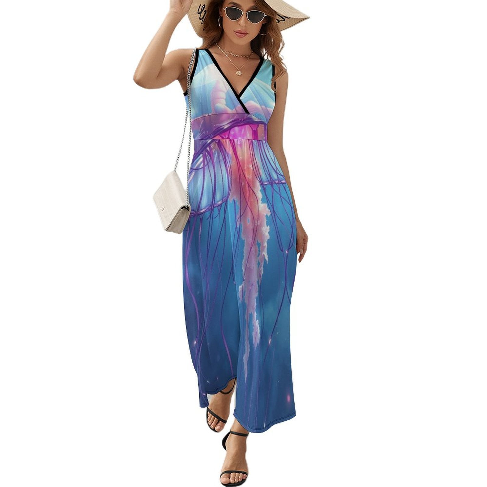 Sleeveless Dress Jellyfish Summer Women's Clothing Dresses - Walmart.com