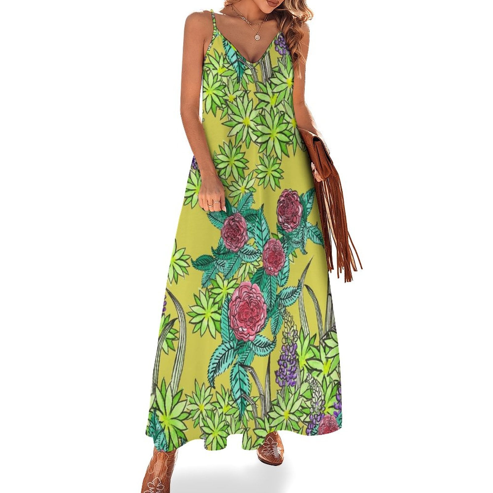 Sleeveless Dress Retro classic arcade video game spaceship woman dress ...