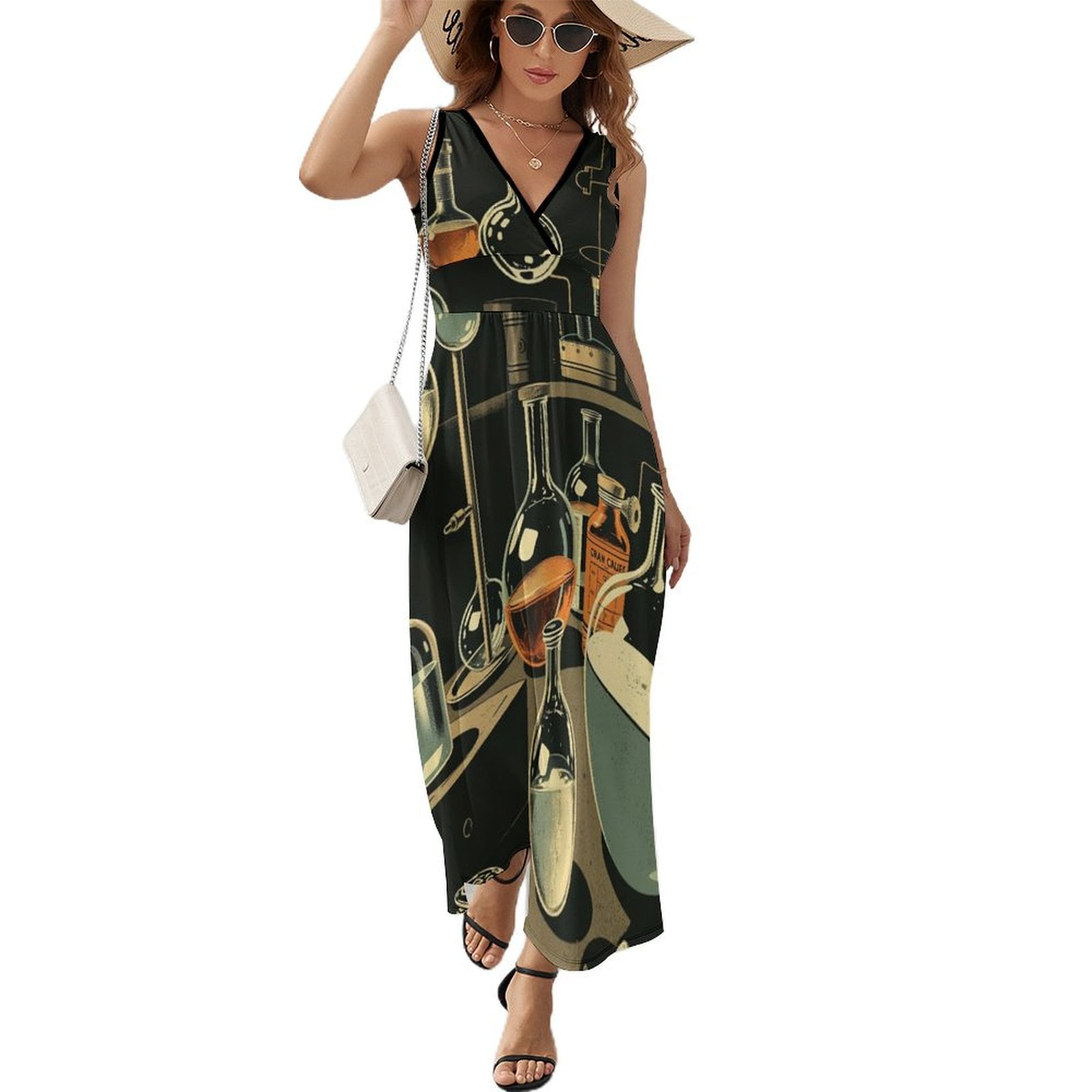 Sleeveless Dress Vintage Science Old Chemistry Laboratory Seamless ...