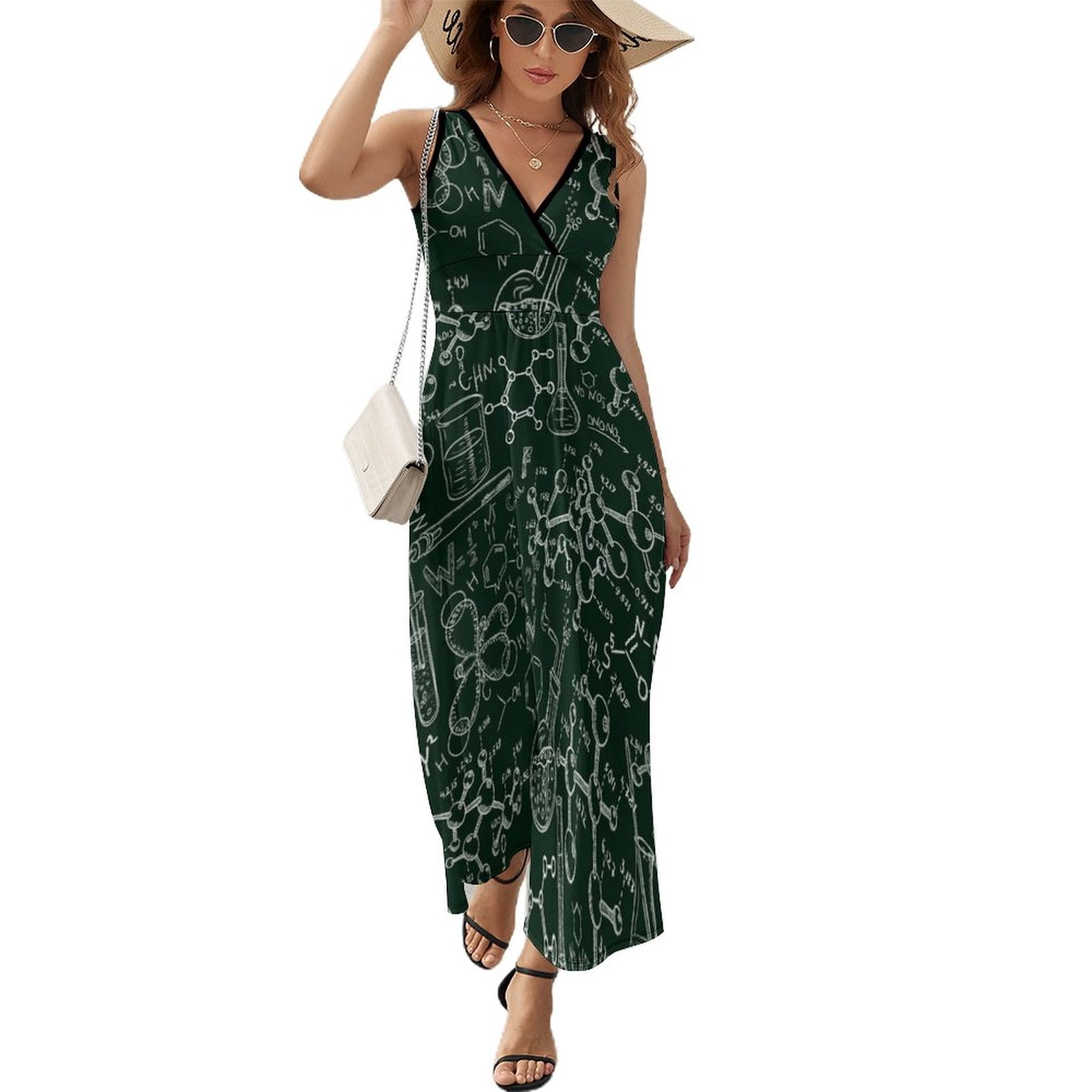 Sleeveless Dress Vintage science old chemistry laboratory seamless ...