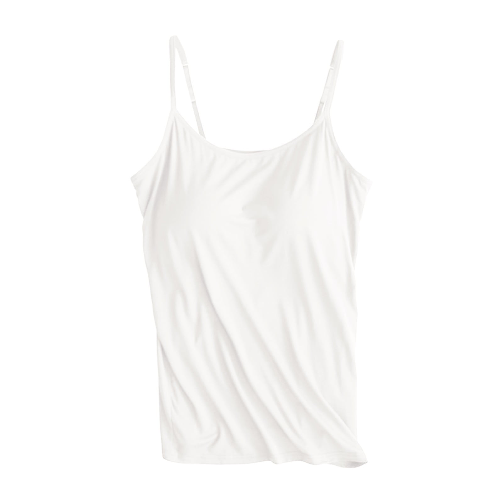Sleeveless Workout Tank Tops for Women Summer Back Cushion Halter Vest ...