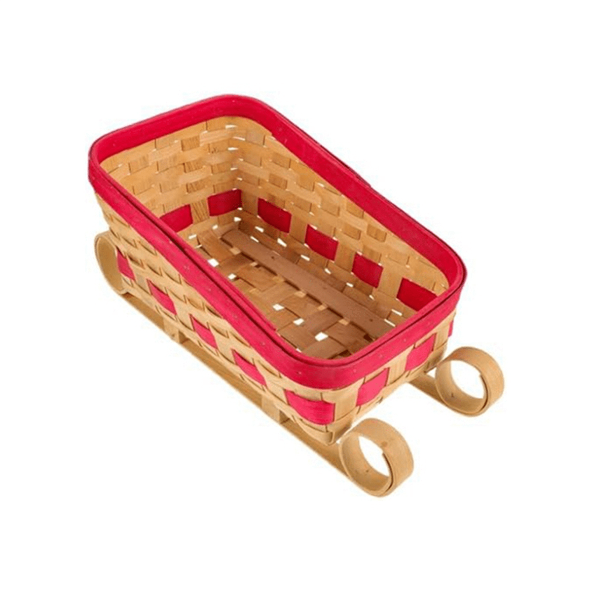 Sleigh Basket Candy Bowl Christmas Storage Table Centerpiece Sled ...