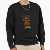 Sleigh My Name Cool Reindeer Funny Sweater Graphic Unisex Sweatshirt ...