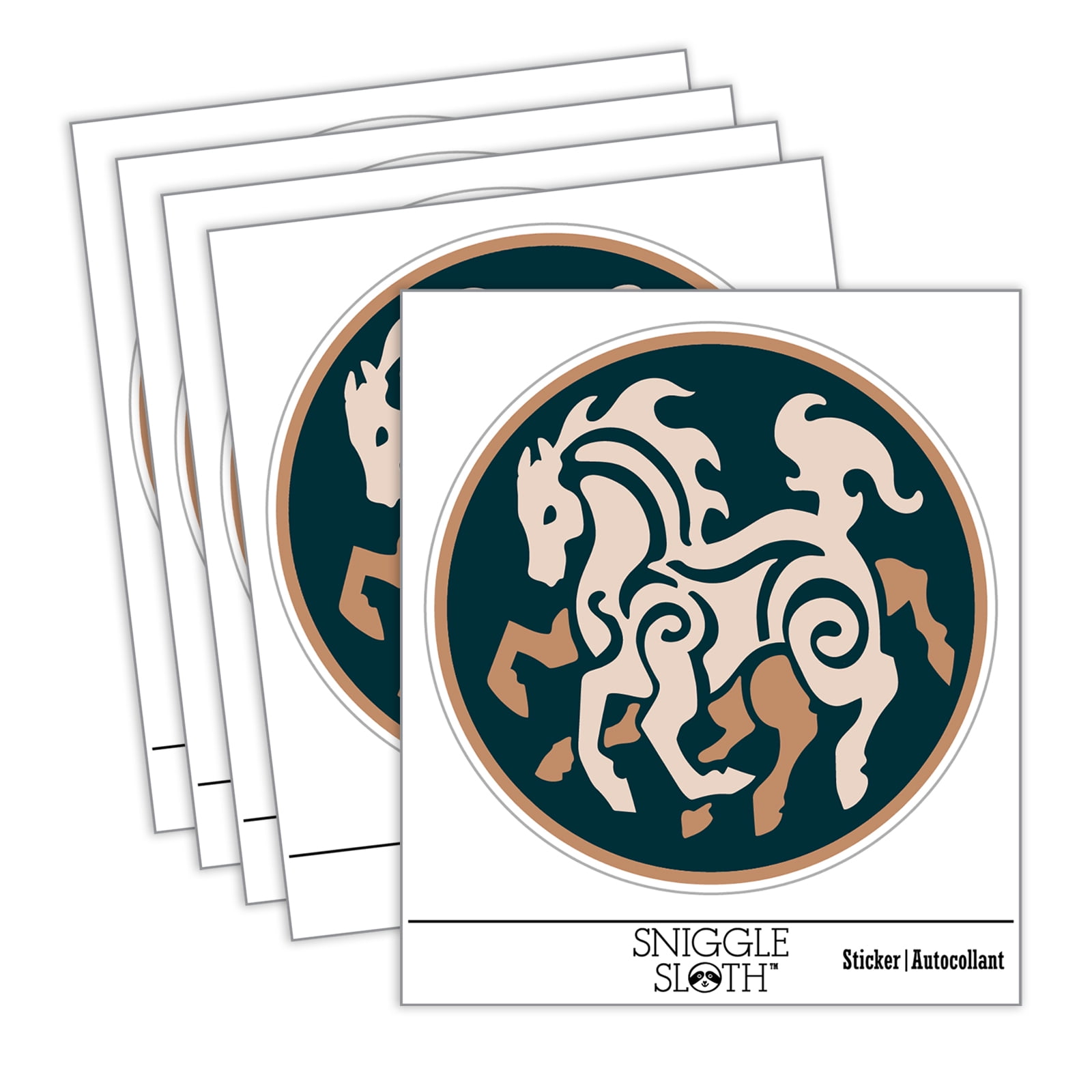 Sleipnir Norse Mythology Eight Legged Horse Car Window Bumper Water ...