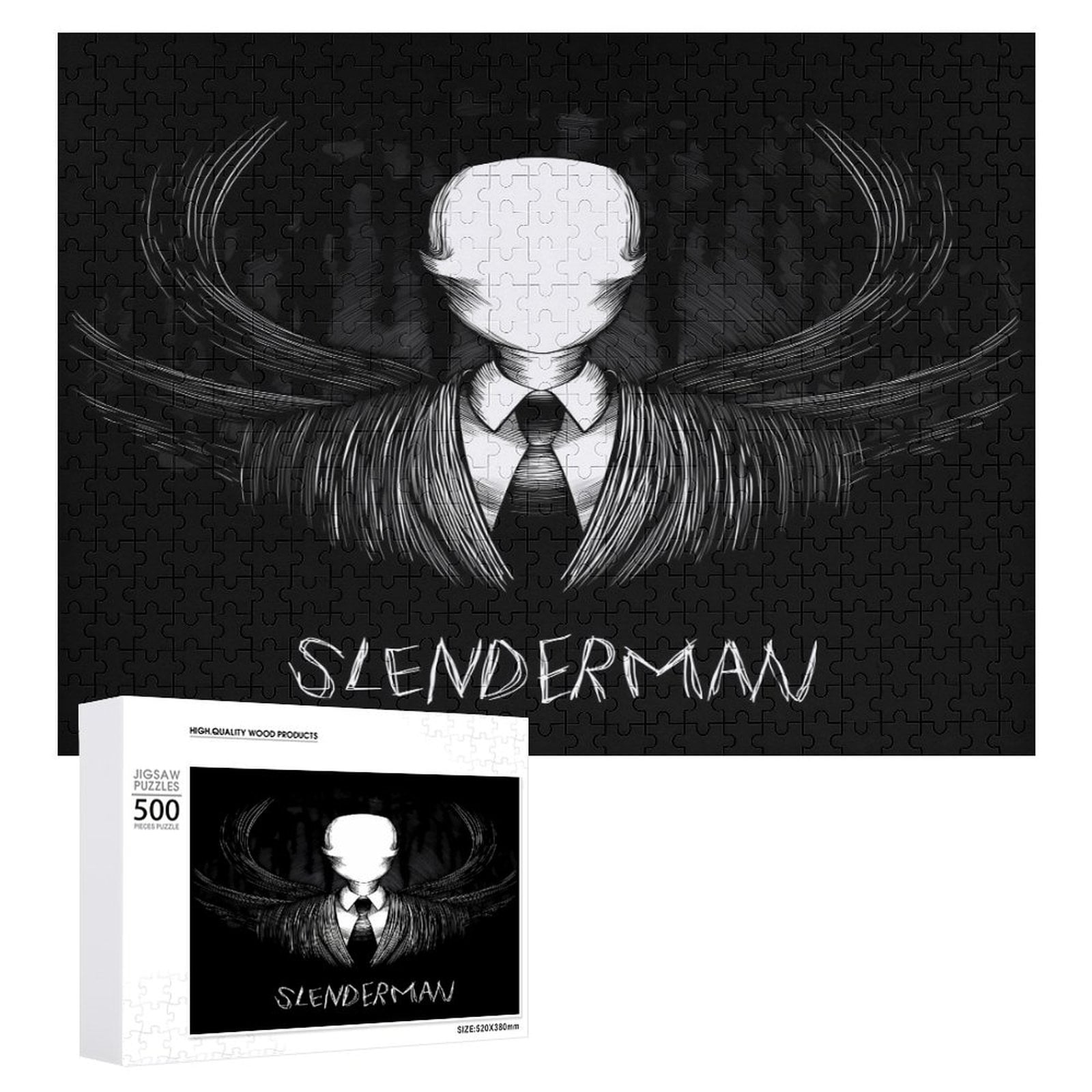 Slender Man Wooden Picture Puzzle-Eco-Friendly Wood, Educational Toy ...