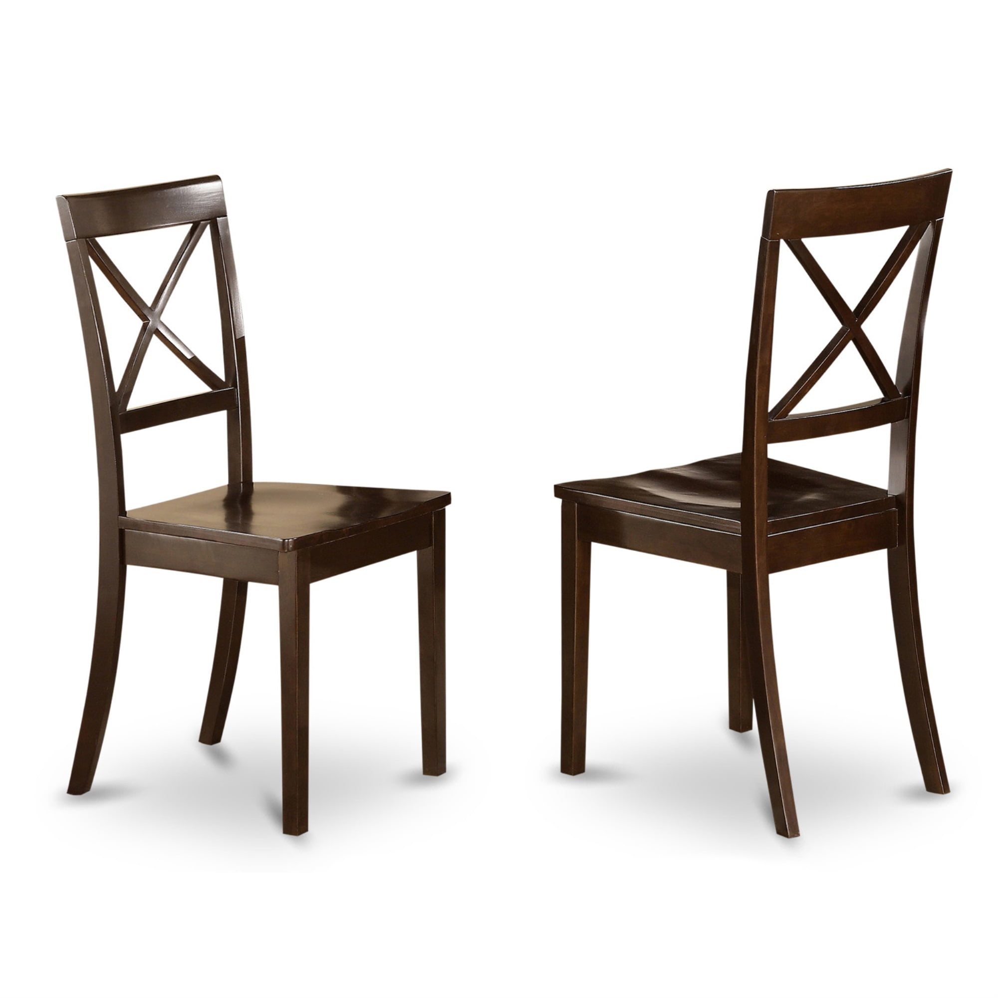 Slender X Back Kitchen Chairs Stylish And Comfortable Seating Option