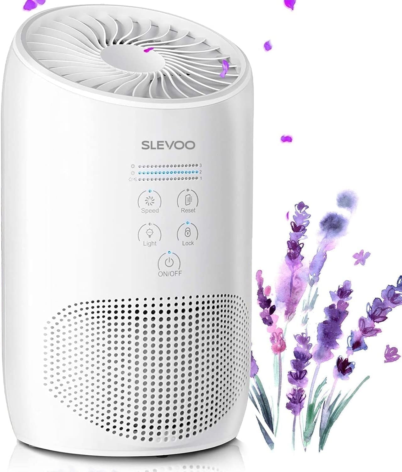 Slevoo Home Air Purifier, Removes 99.97% Dust, Smoke, Pet Dander ...