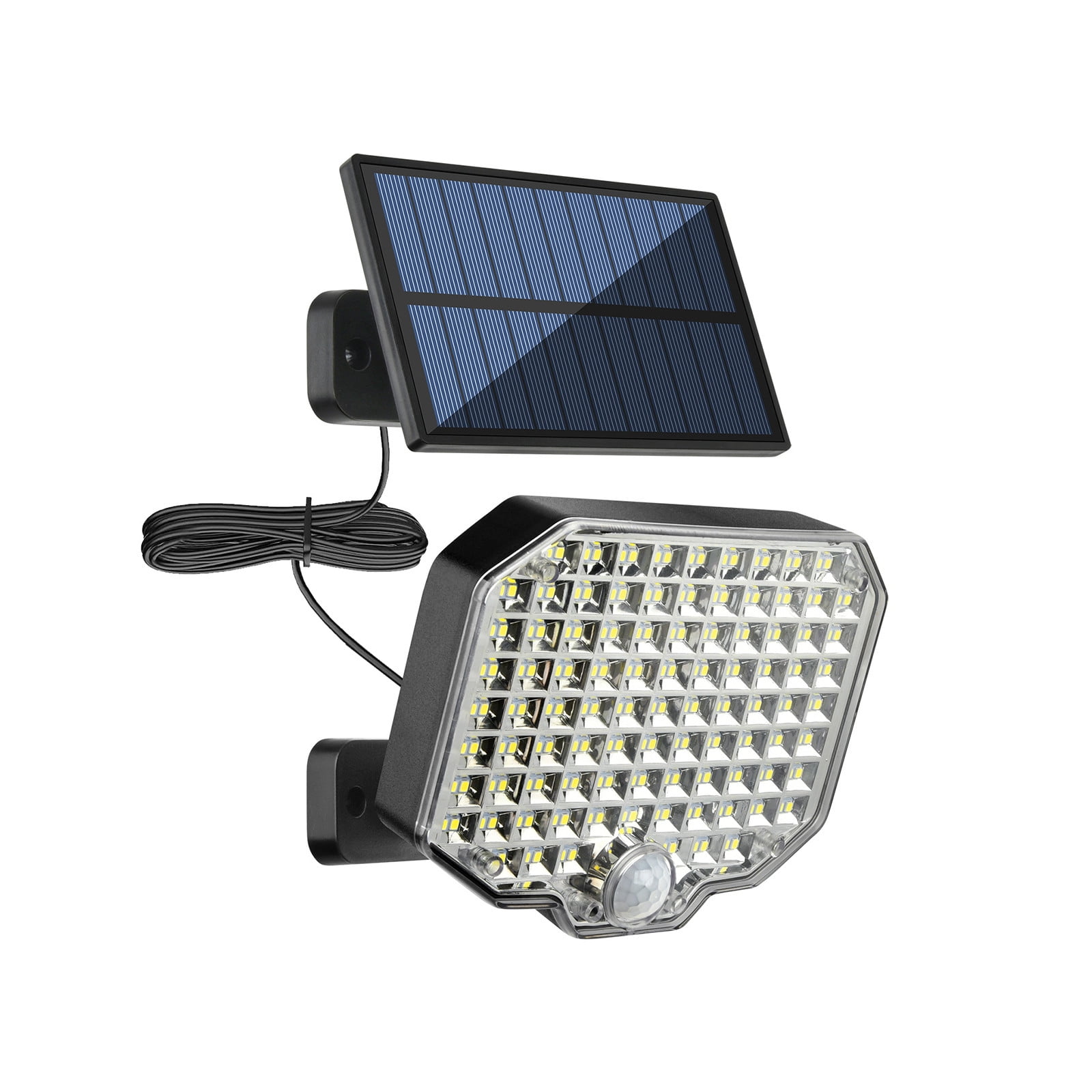 Slhenay Solar Outdoor Lights with Separate Panel, Solar Motion Sensor ...