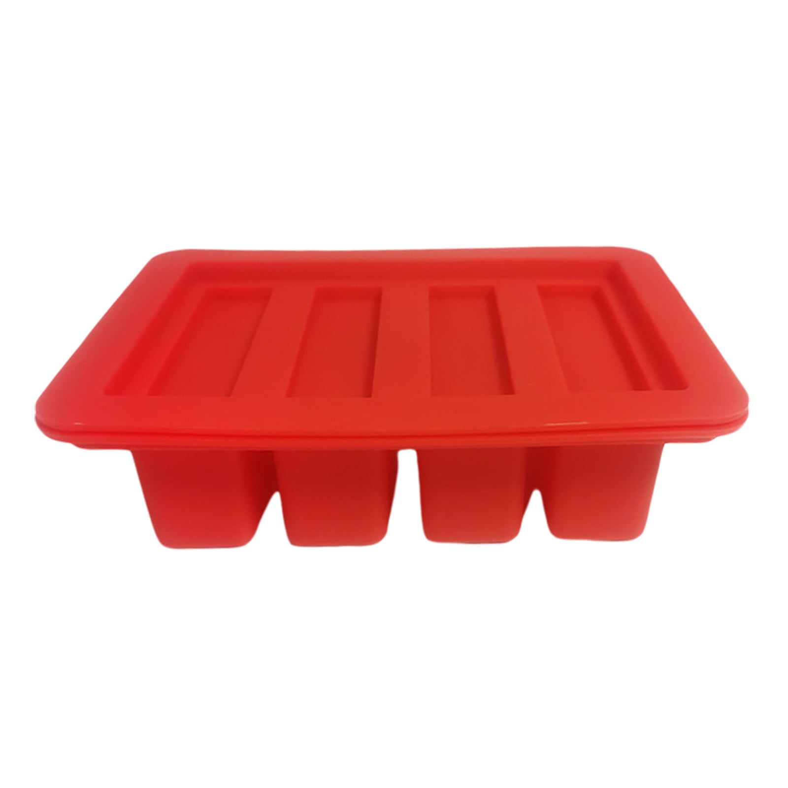 Slhljlin Butter Mold Tray with Lid & 4 Large Storage Silicone Butter ...