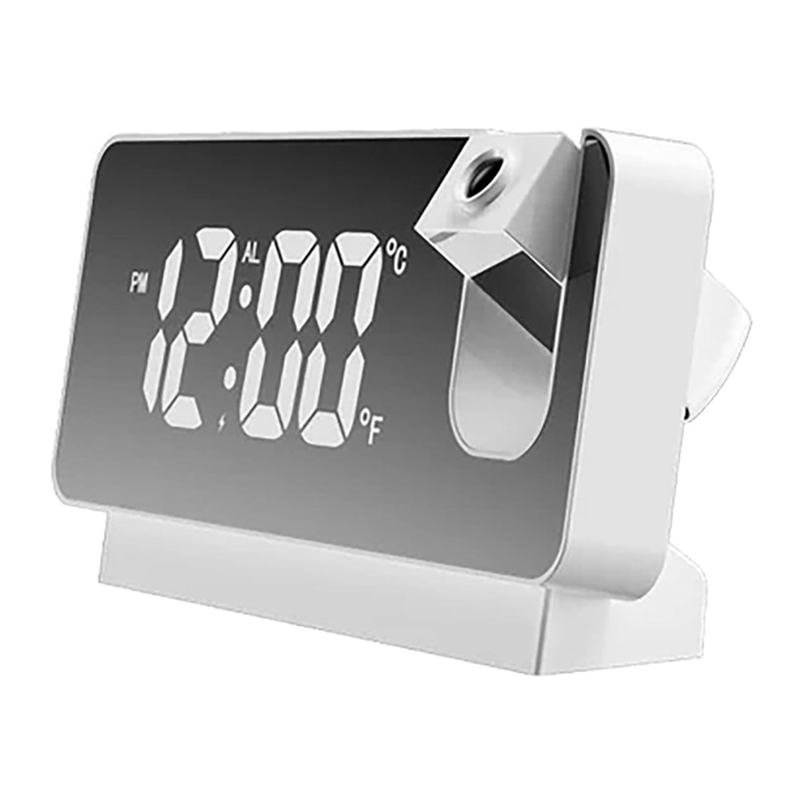 Slhljlin Clock Projection Digital Alarm Clock For Bedroom Led Alarm ...