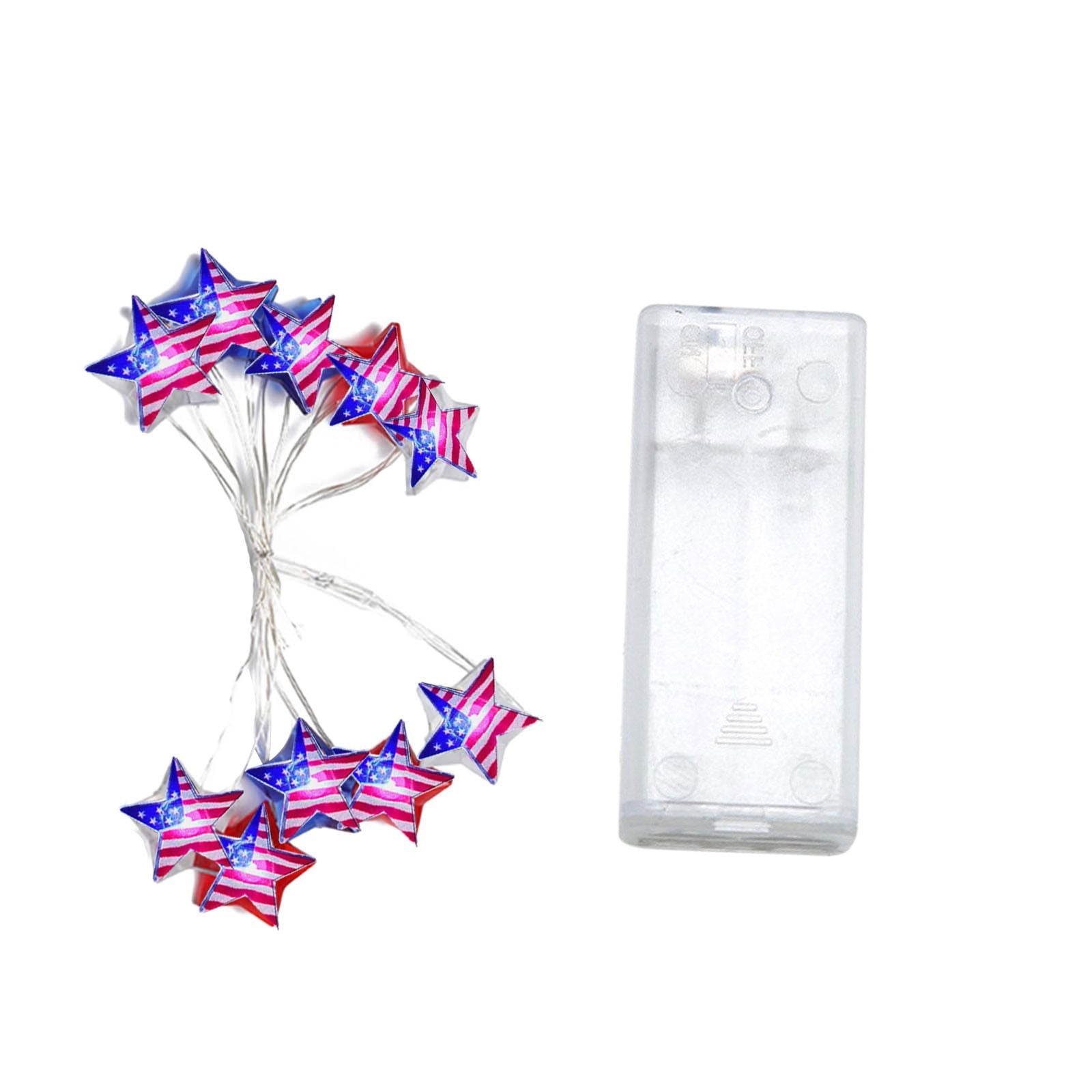 Slhljlin Decoration String Light independence Day Led String Lights ...