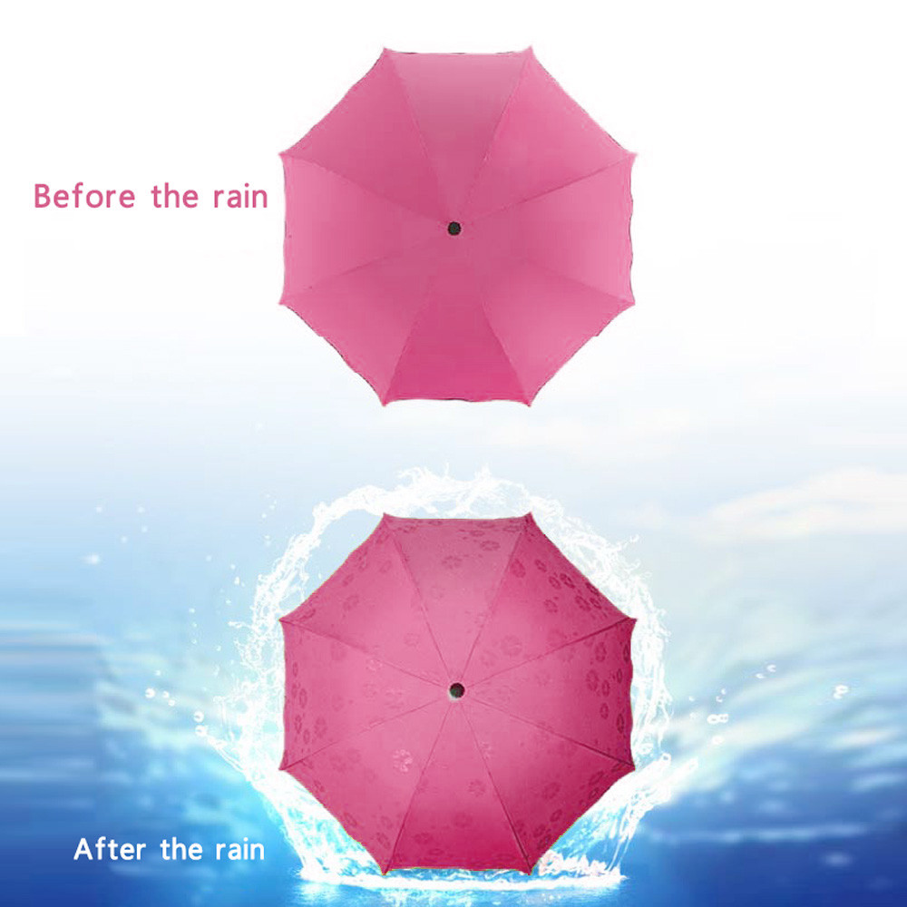Slhljlin Rain Gear Travel Parasol Folding Rain Windproof Umbrella ...