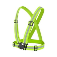 Ausyst Sports & Outdoors Visibility Neon Vest Reflective Belt Safety ...