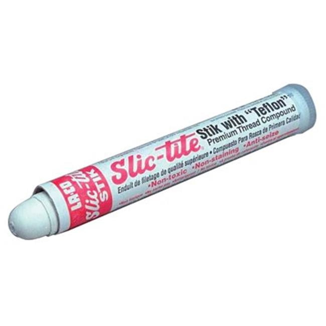 Slic-Tite® Stik Thread Sealant with PTFE, 1-1/4 oz, Stick, White ...