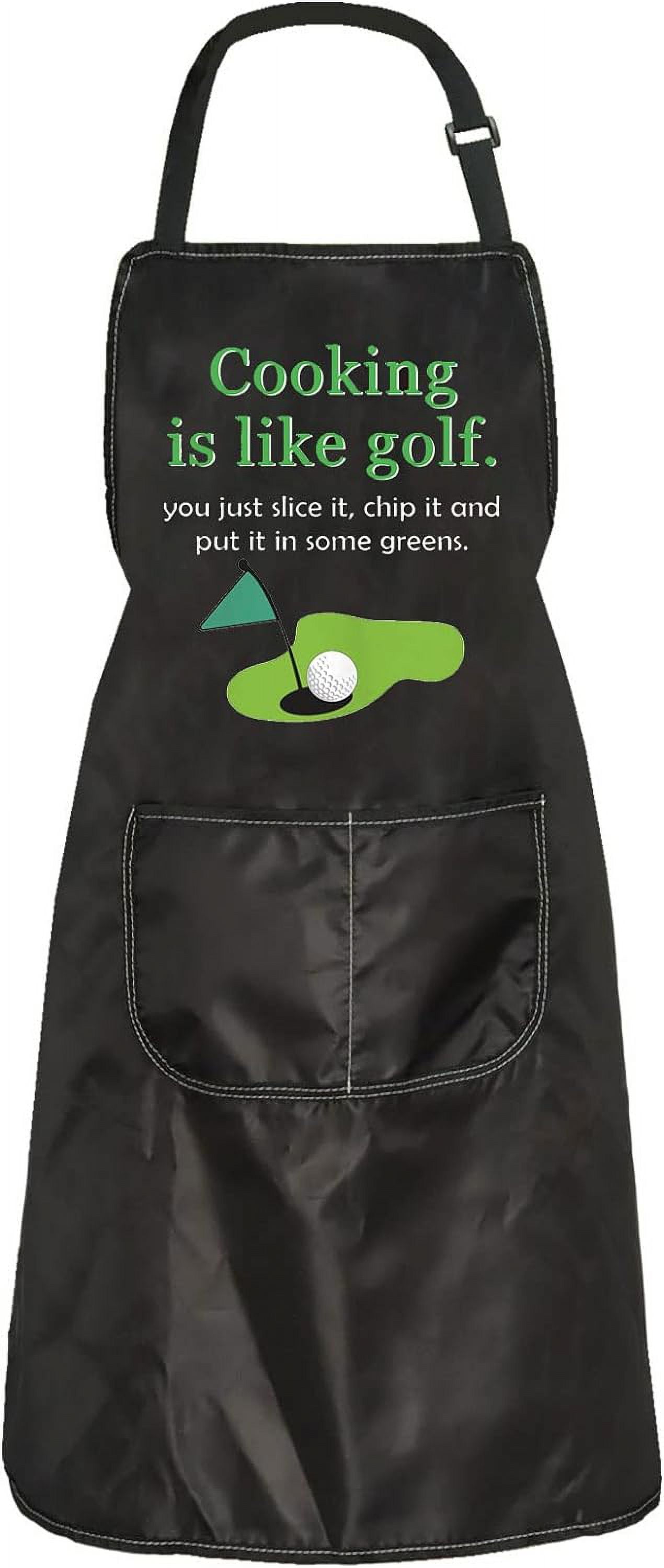 Slice, Chip, and Cook Like a Golf Pro - Golfers Kitchen Apron with ...