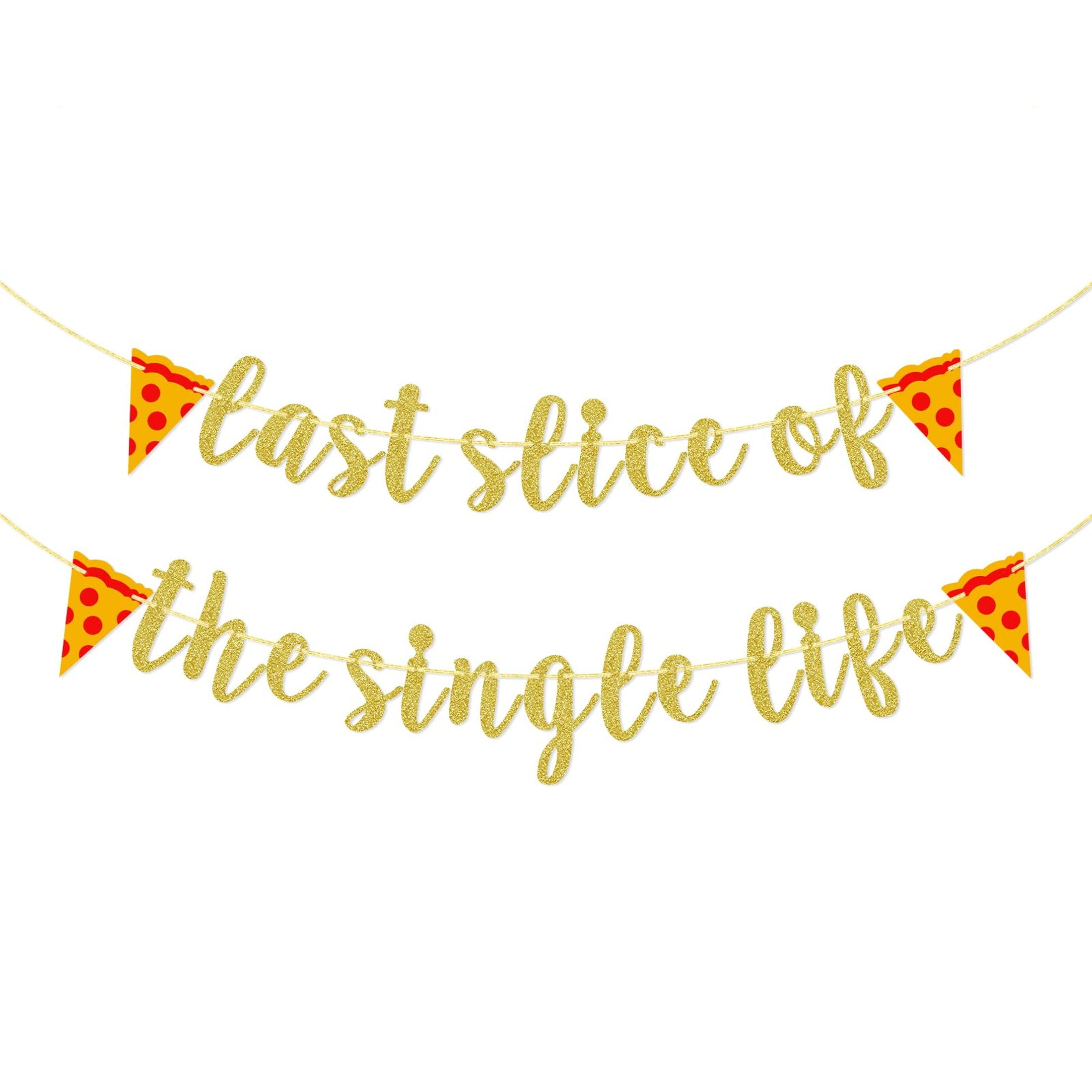 Slice of Fun Bachelorette Banner, Perfect for Pizza Party Decor ...
