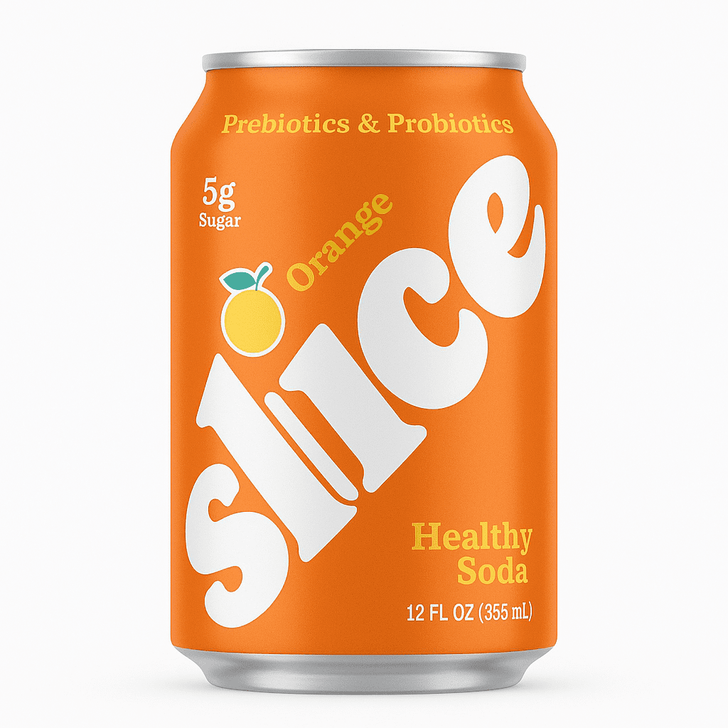 Slice Orange Healthy Soda, 12 fl oz Cans, Pack of 6 - Walmart.com