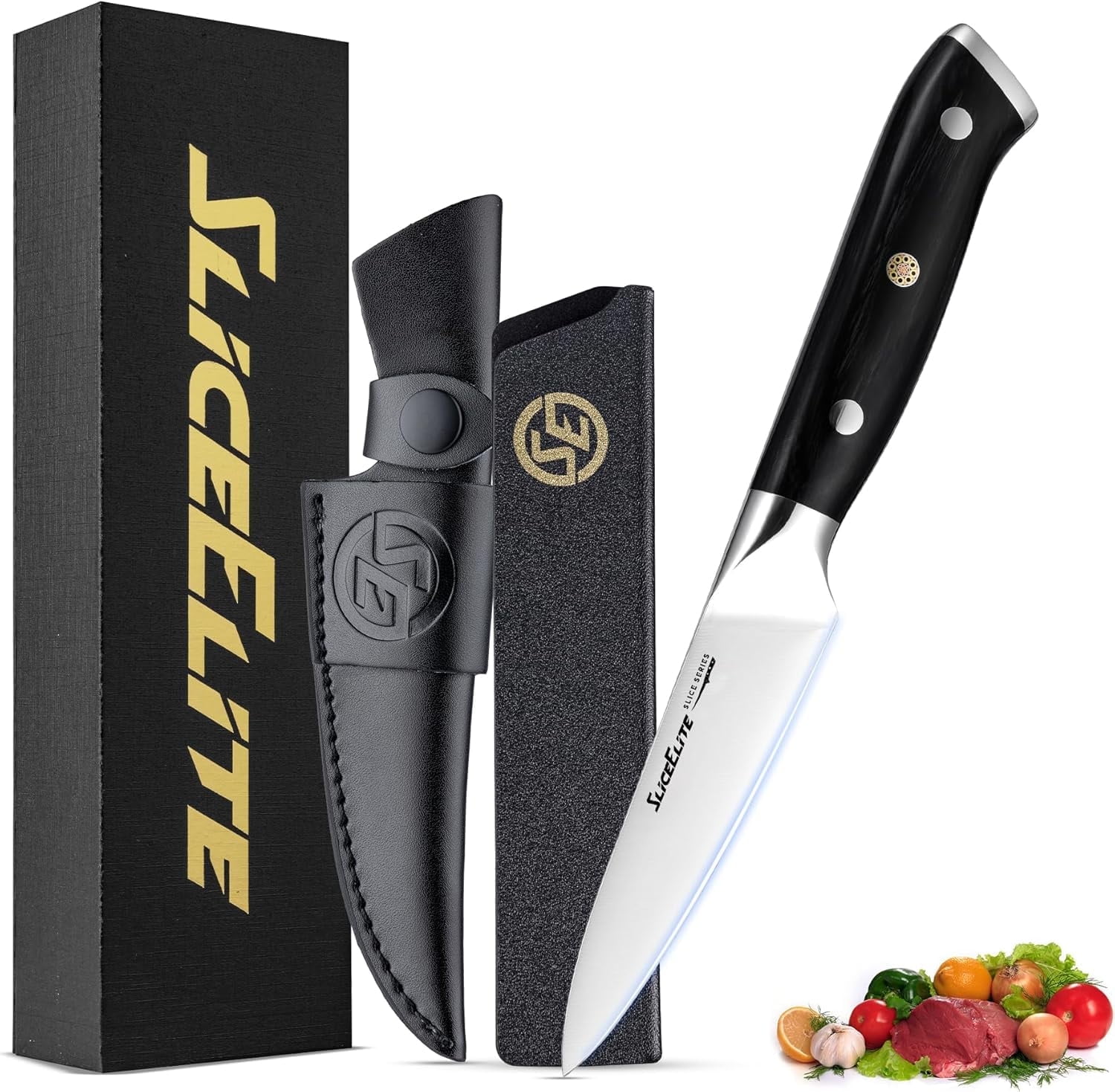 Slice Series 3.5-Inch Paring Knife – High Carbon German Steel Blade ...