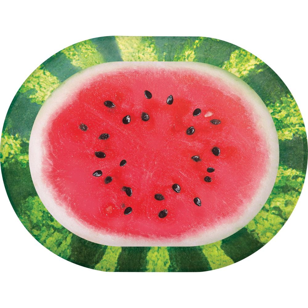 Slice of Summer Watermelon 12-inch Oval Paper Plates 8 Per Pack ...
