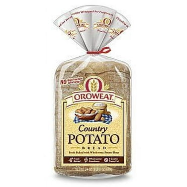 Stroehmann Dutch Country Potato Bread, 22 oz, Potato Bread, Bag ...