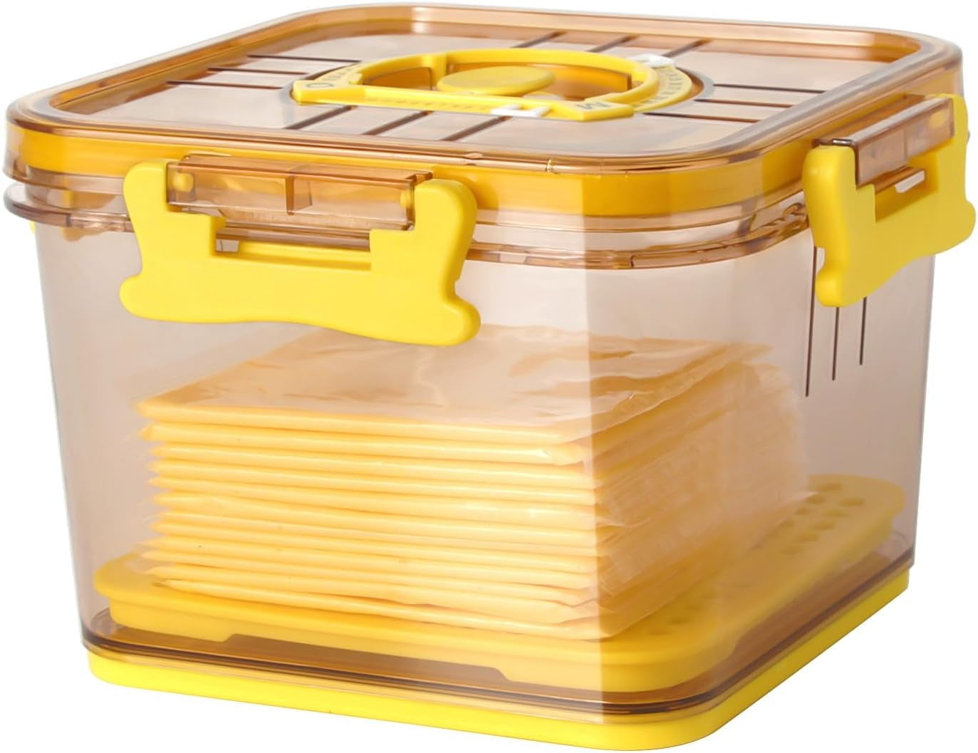 Sliced Cheese Container with Airtight Lid for Mini Fridge BPA-Free ...