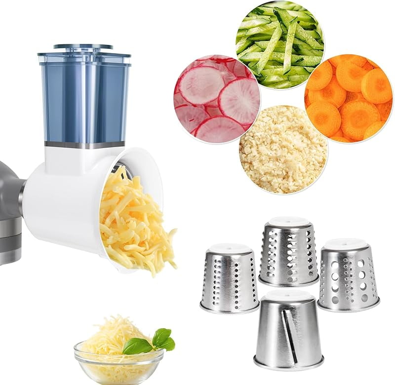 Slicer Shredder Attachment for Stand Mixer, Salad Machine with ...