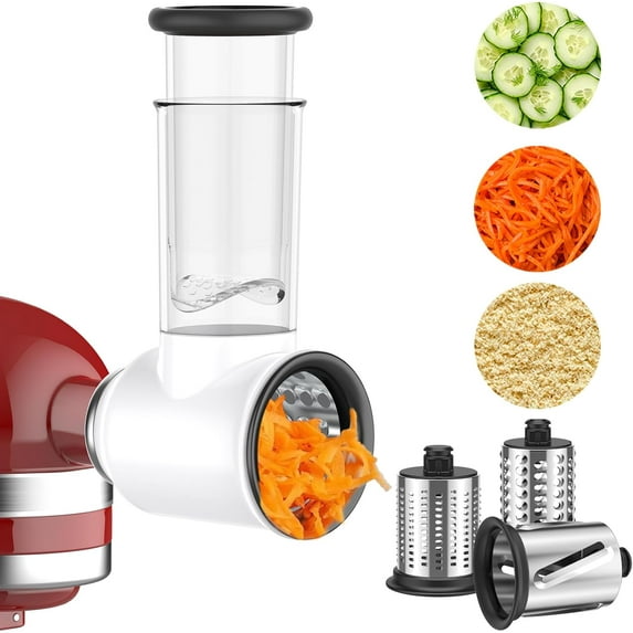 Slicer Shredder Attachment for KitchenAid Stand Mixer, Cheese Grater ...