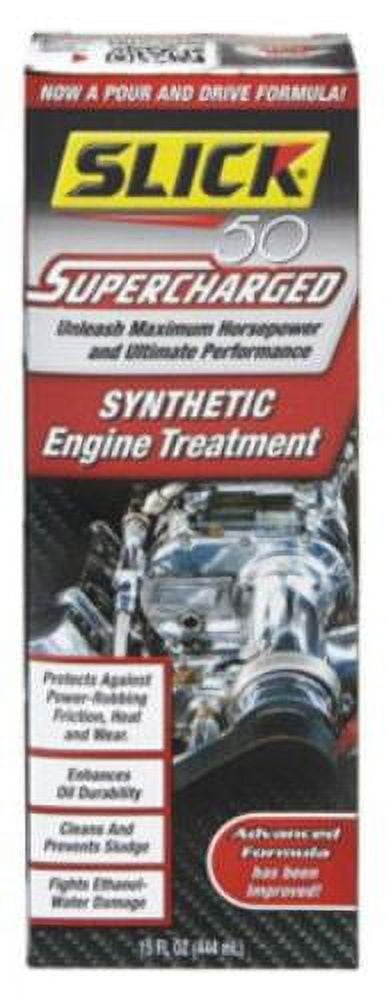 Slick 50 SuperCharged Synthetic Engine Treatment Fluid, Automotive ...