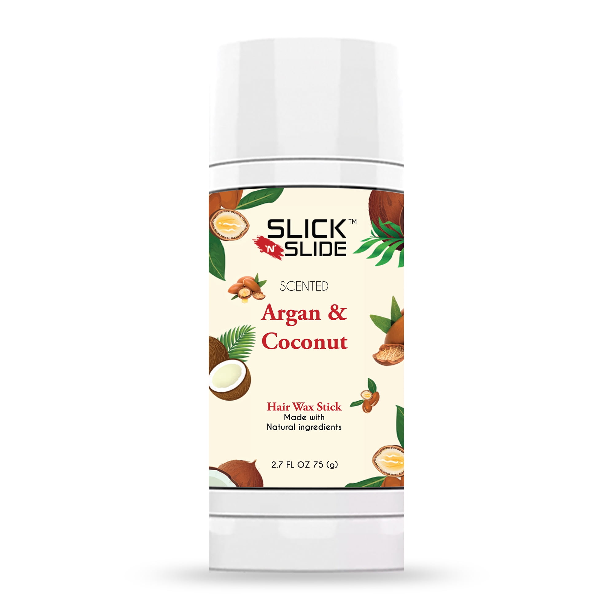 Slick N Slide Argan& Coconut Hair Wax Stick Curl Enhancing for Edge ...