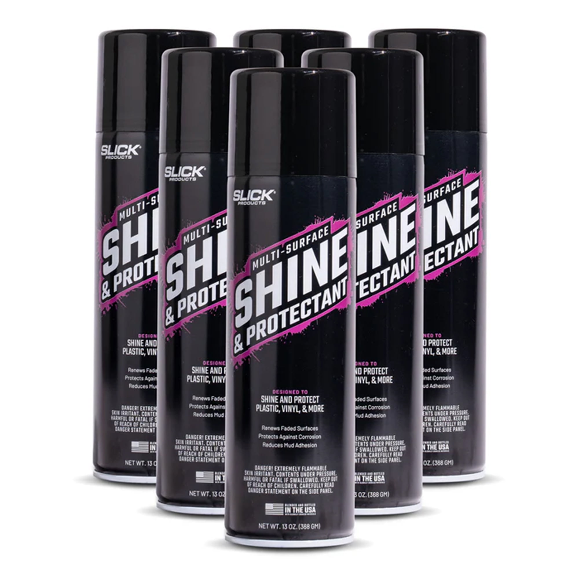 Slick Products 6 Pack Multi-Surface Shine & Protectant High Gloss Clear ...