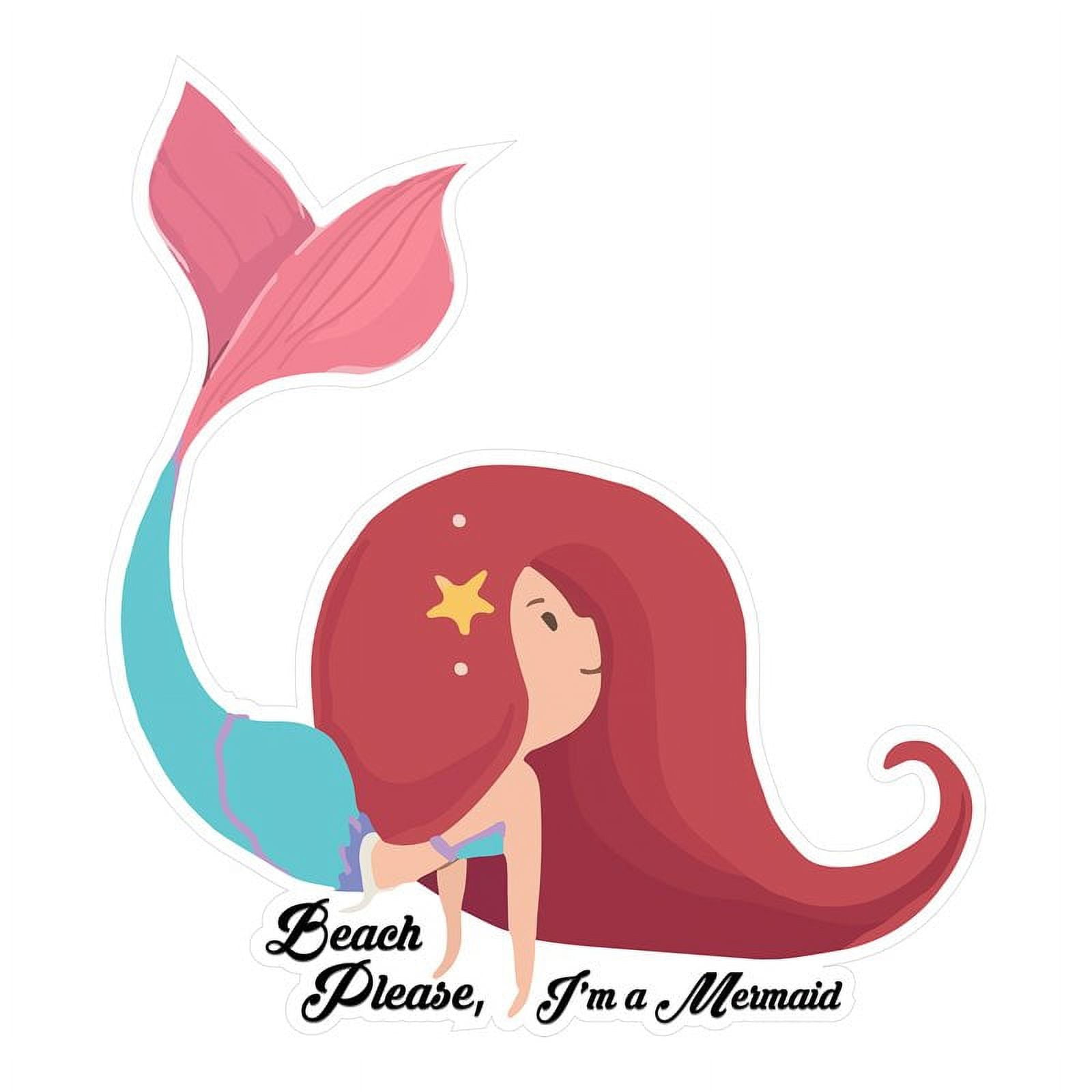 Slick Woody's 30" I'm A Mermaid Vinyl Underwater Pool Mat Tattoo in ...