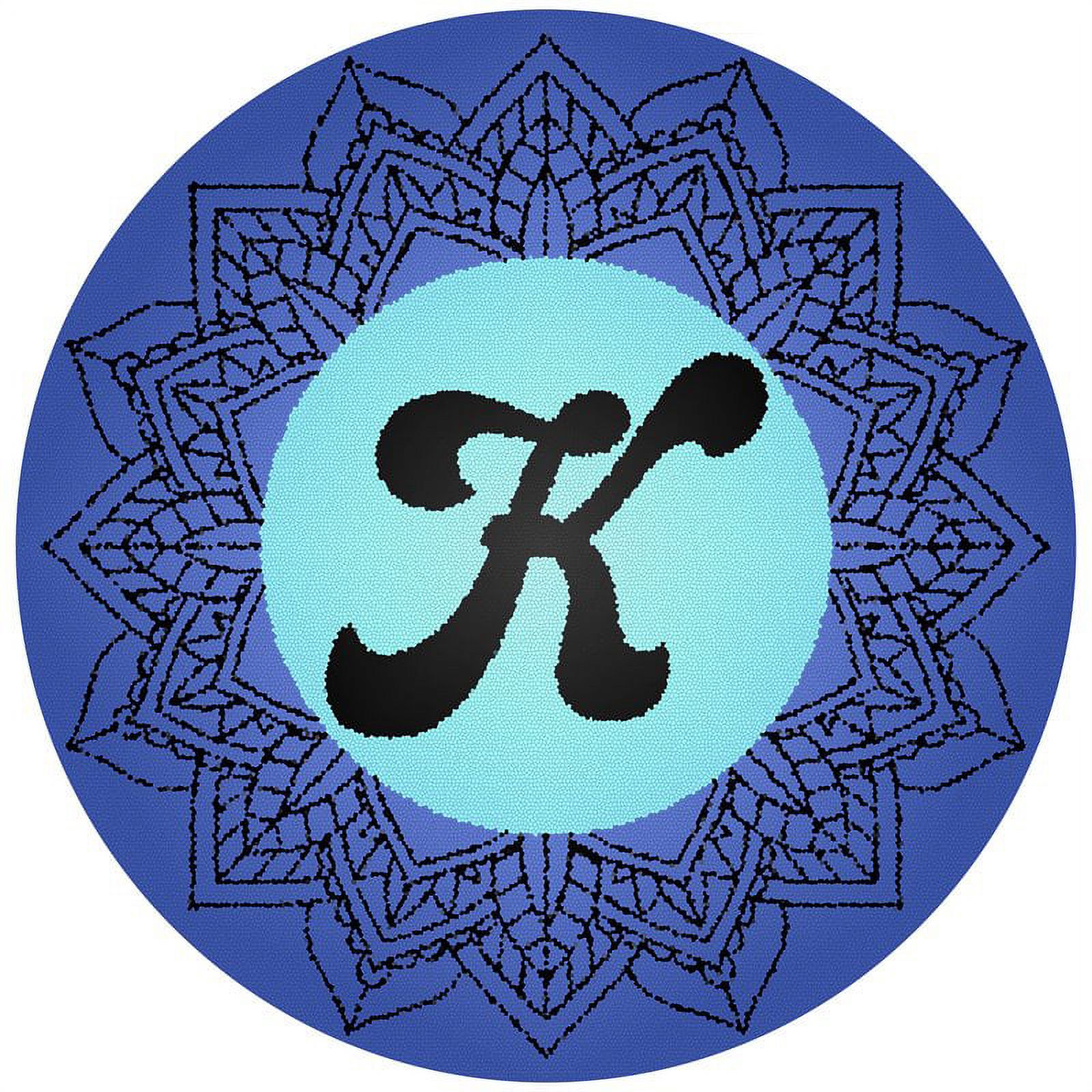 Slick Woody's 5' Monogram Mandala Letter K Vinyl Underwater Pool Tattoo ...