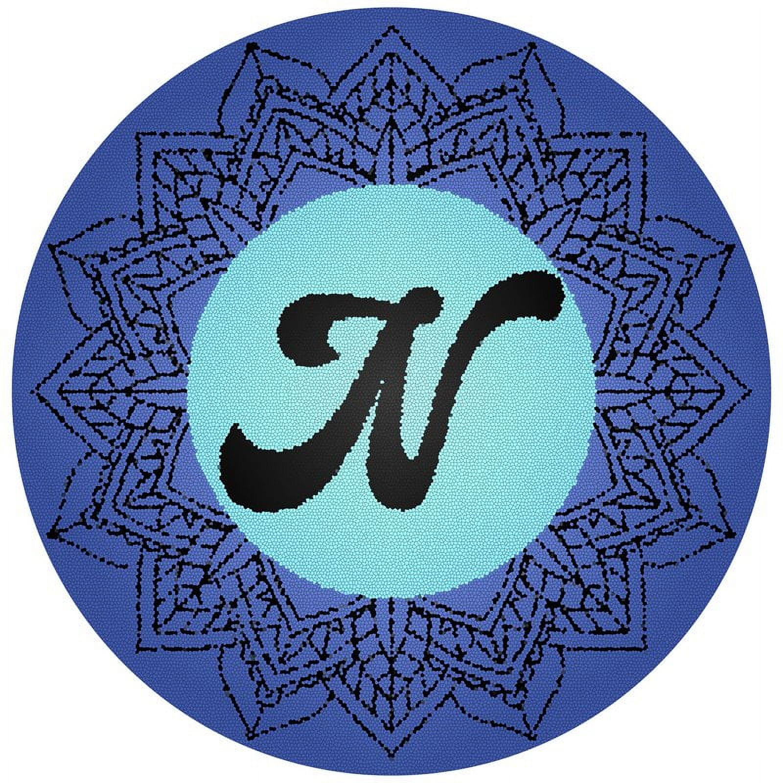 Slick Woody's 5' Monogram Mandala Letter N Vinyl Underwater Pool Tattoo ...