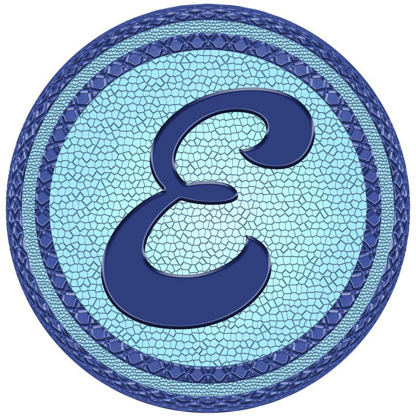 Slick Woody's 5' Monogram Tilted Letter E Vinyl Underwater Pool Tattoo ...