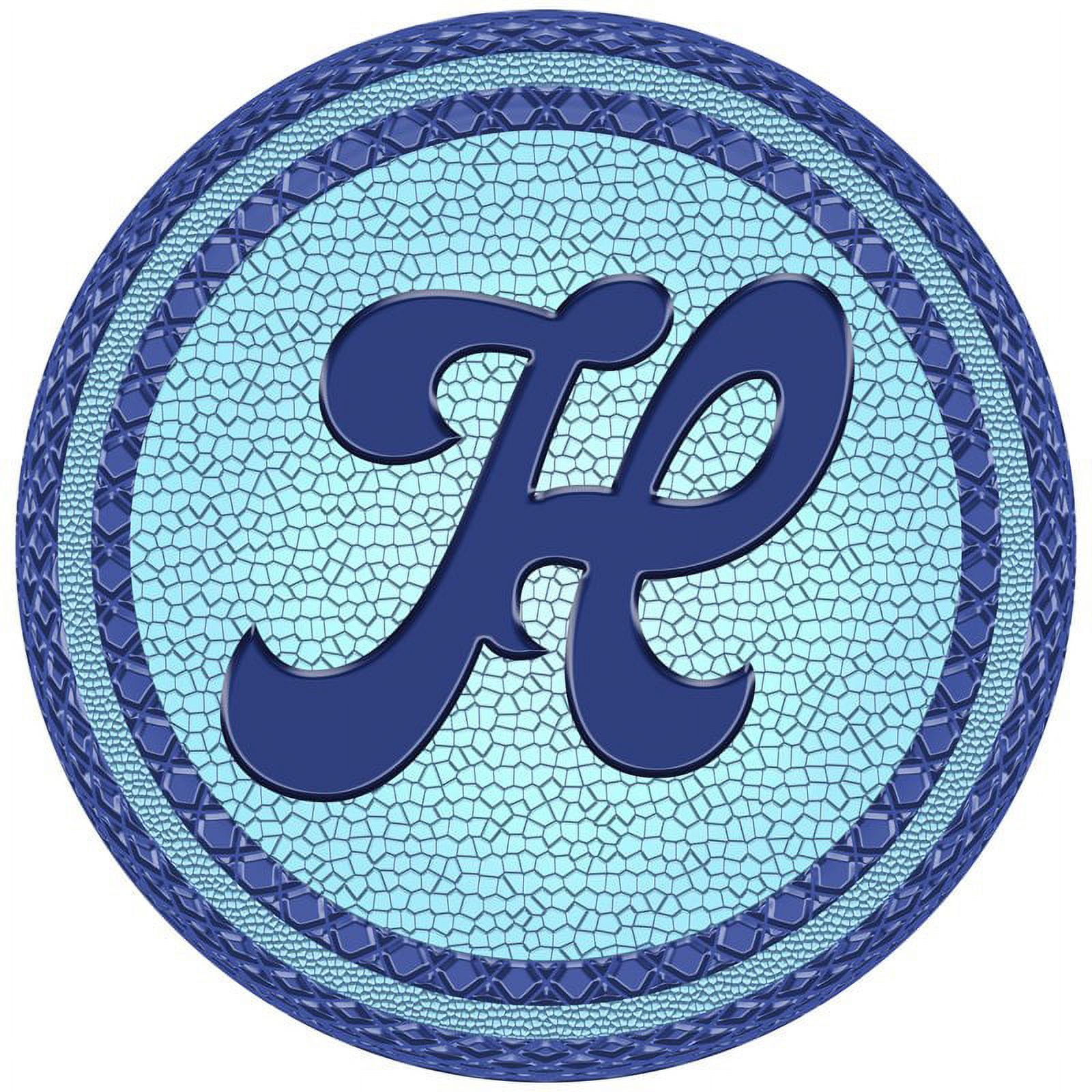 Slick Woody's 5' Monogram Tilted Letter H Vinyl Underwater Pool Tattoo ...