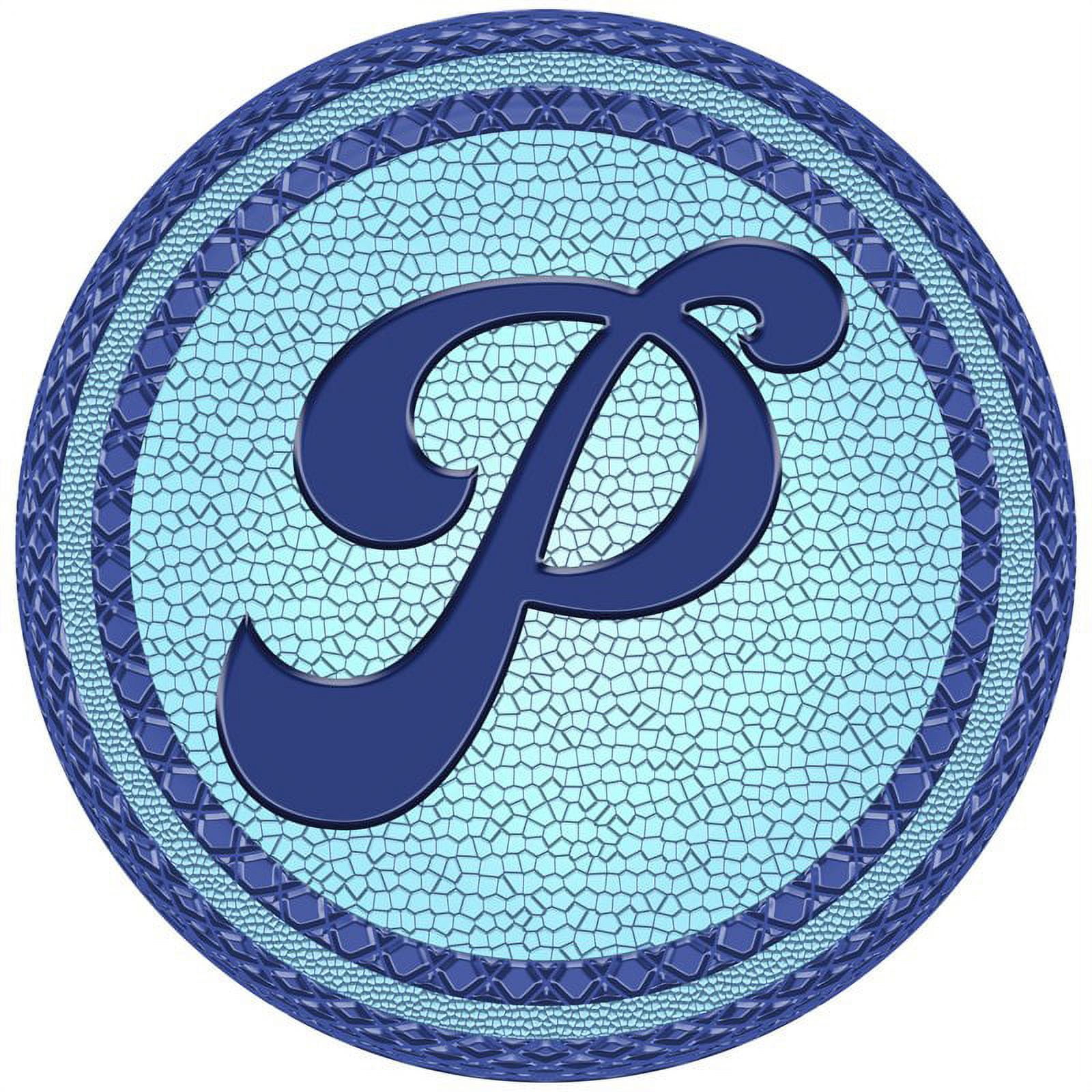 Slick Woody's 5' Monogram Tilted Letter P Vinyl Underwater Pool Tattoo ...