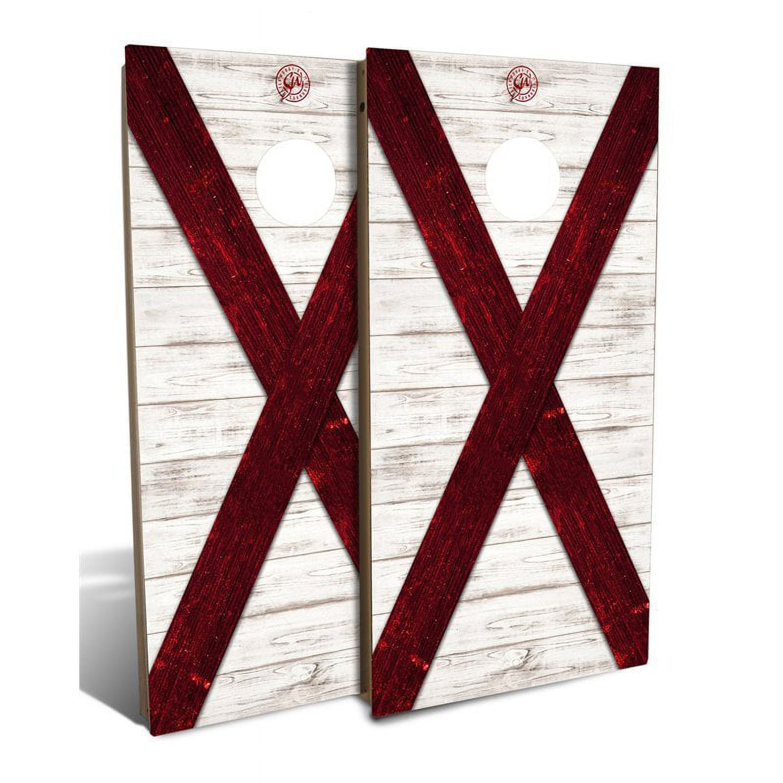 Slick Woody's Full Color Alabama State Flag Backyard Cornhole Board Set ...