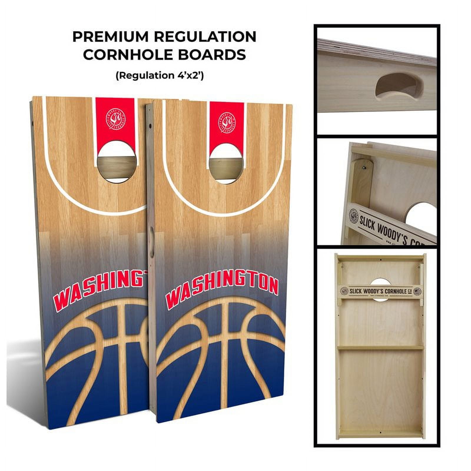 Slick Woody's Regulation Cleveland Basketball Cornhole Board Set in ...
