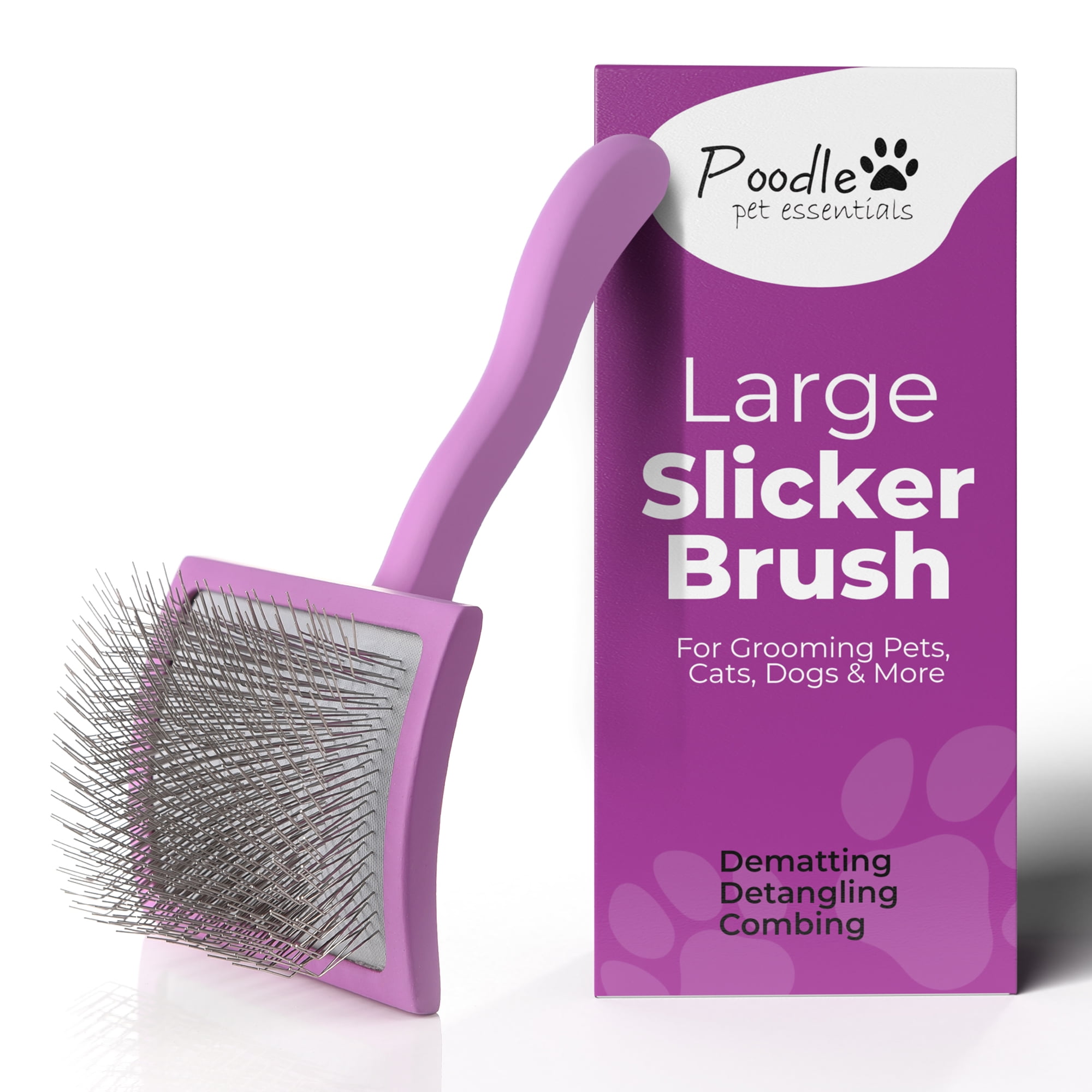 Slicker Brush for Dogs - Detangling Dog Brushes for Grooming with Soft ...